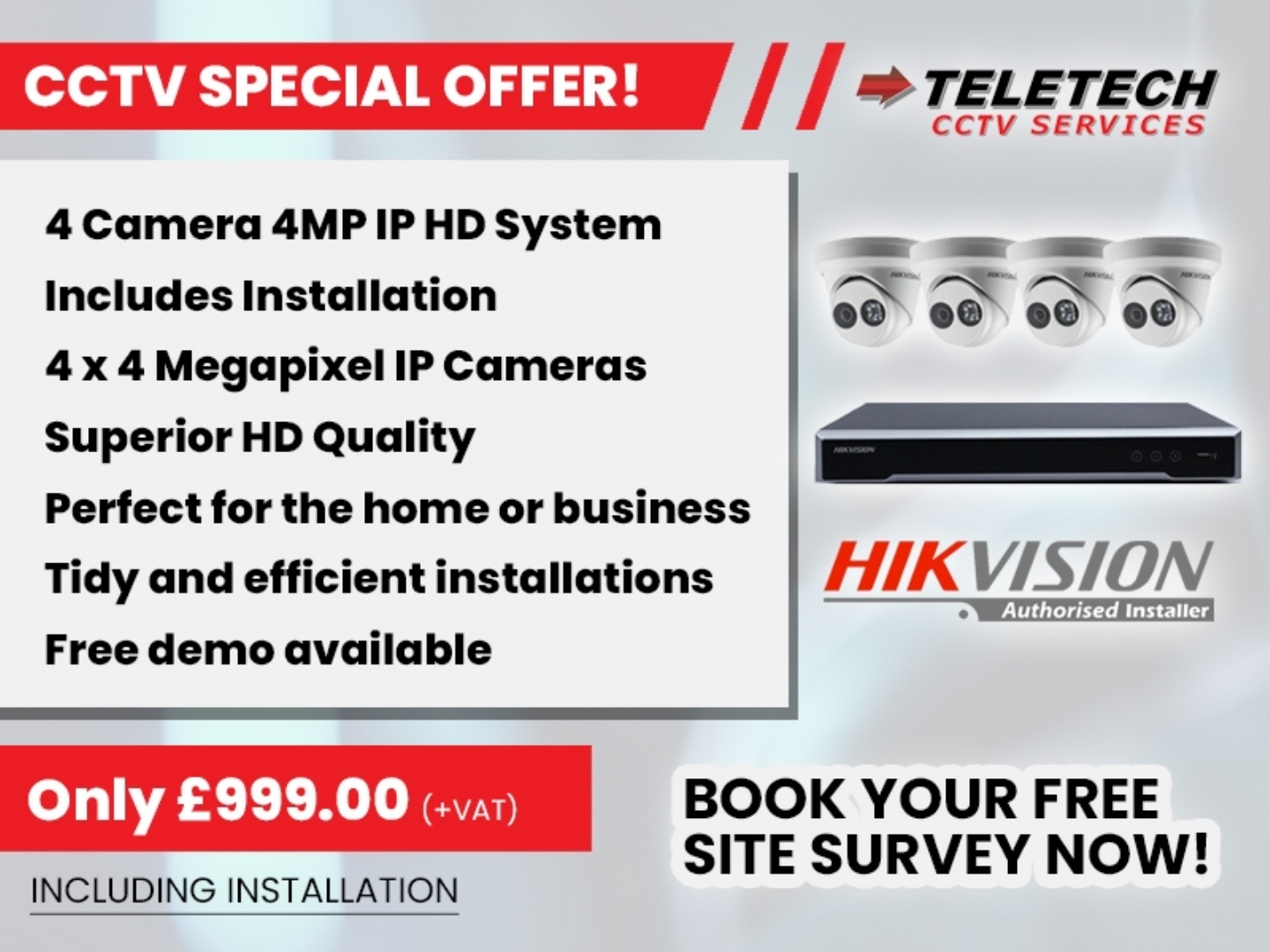 Teletech CCTV Services | CCTV security camera system for your home in ...
